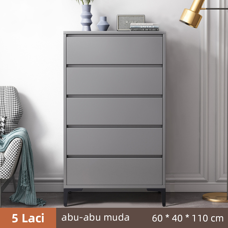 Jual Damaindah Lemari Pakaian / Kain Linen 6 Laci Lemari Sisi Ranjang ...