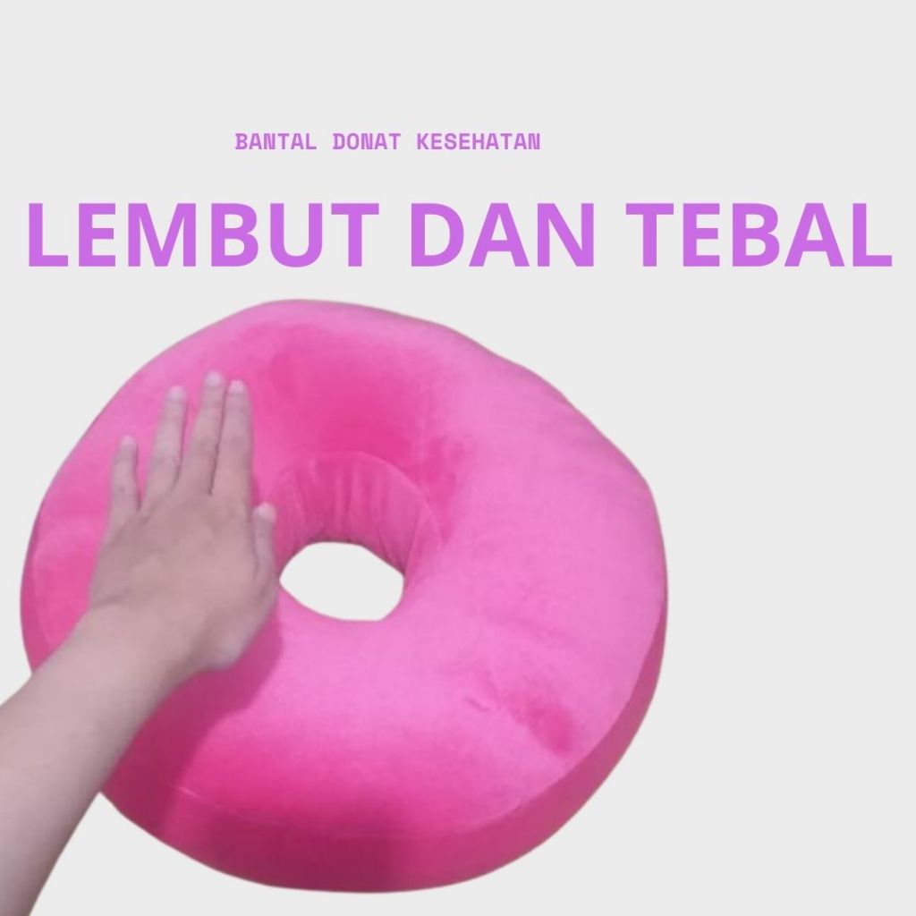Jual bantal donat premium uk40cm | Shopee Indonesia