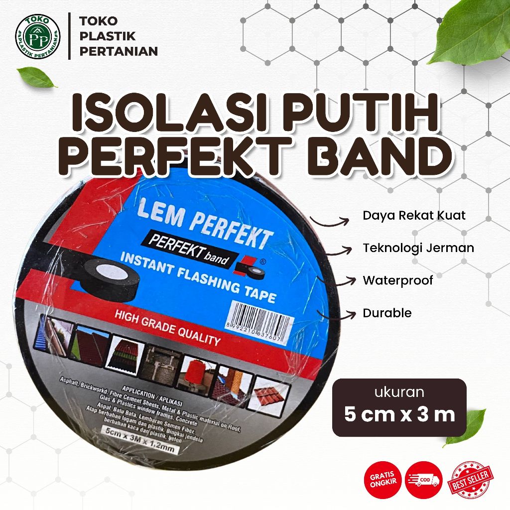 Jual ISOLASI TALANG / LEM SENG / FLASHING TAPE / PENAMBAL SENG ANTI ...