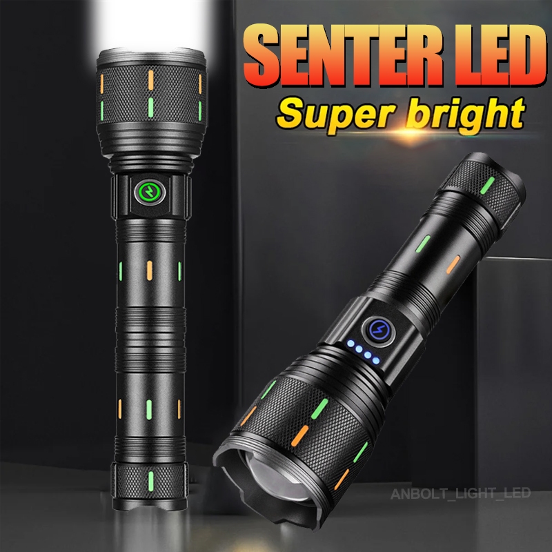 Jual Anbolt M19 Pro Senter LED Super Terang Tahan Lama 100000 lumens ...