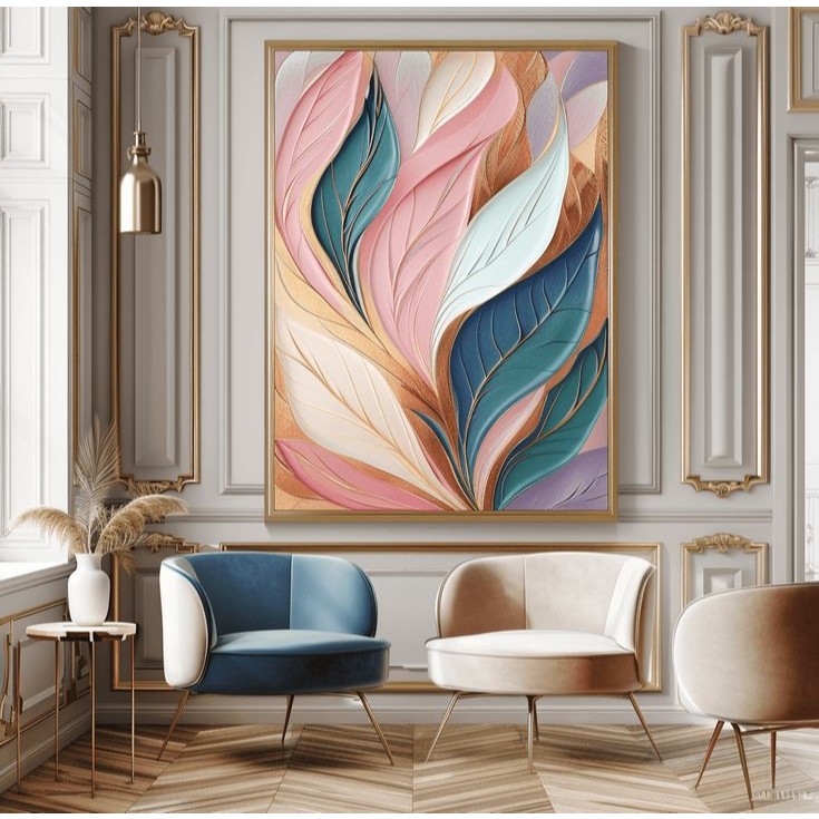 Jual Lukisan dinding abstrak aesthetic modern art | Shopee Indonesia