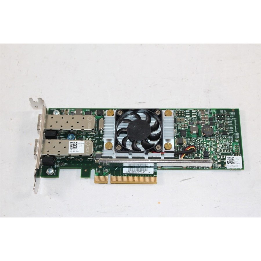 Jual Lan Card 2 Dual Port 10G SFP+ Ethernet Broadcom BCM57810 Mikrotik DELL ( BERGARANSI ...