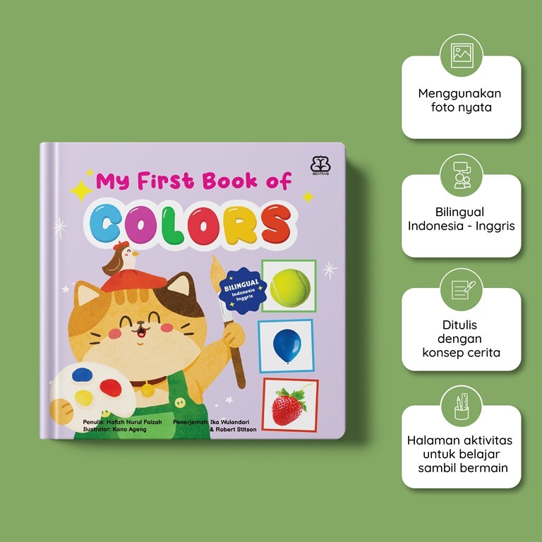 Jual [Mizan] My First Book of Colors - Bilingual (Boardbook) | Buku ...
