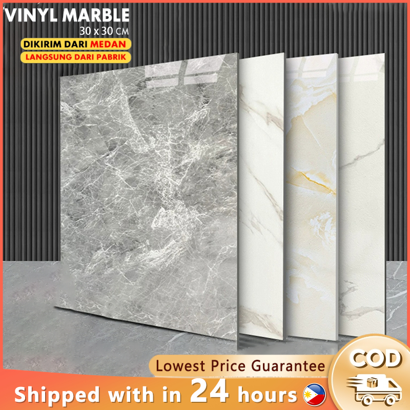 Jual stiker dinding Wallpaper dinding VINYL Marble 30 x 30 cm wallpaper ...