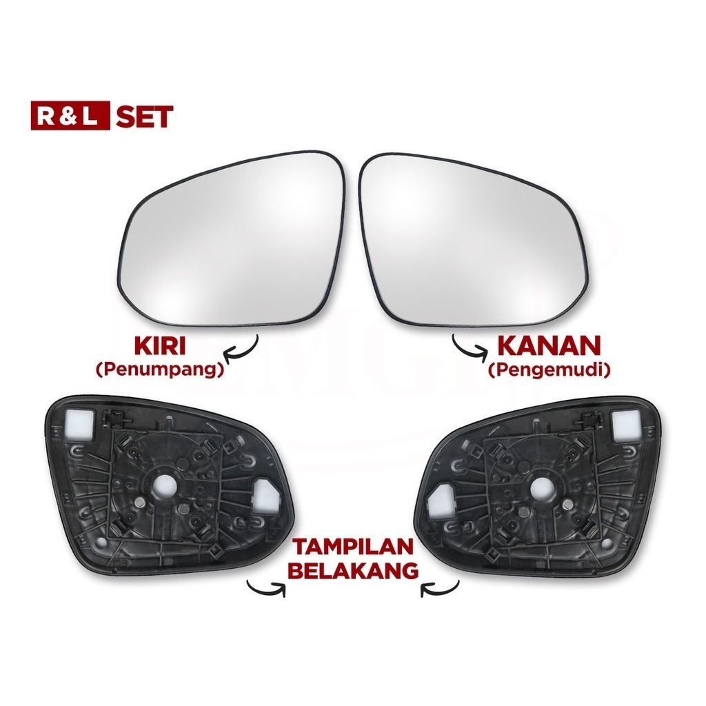 Jual Kaca Spion Innova Reborn/Fortuner VRZ/Hilux Revo/Voxy/Zenix ...