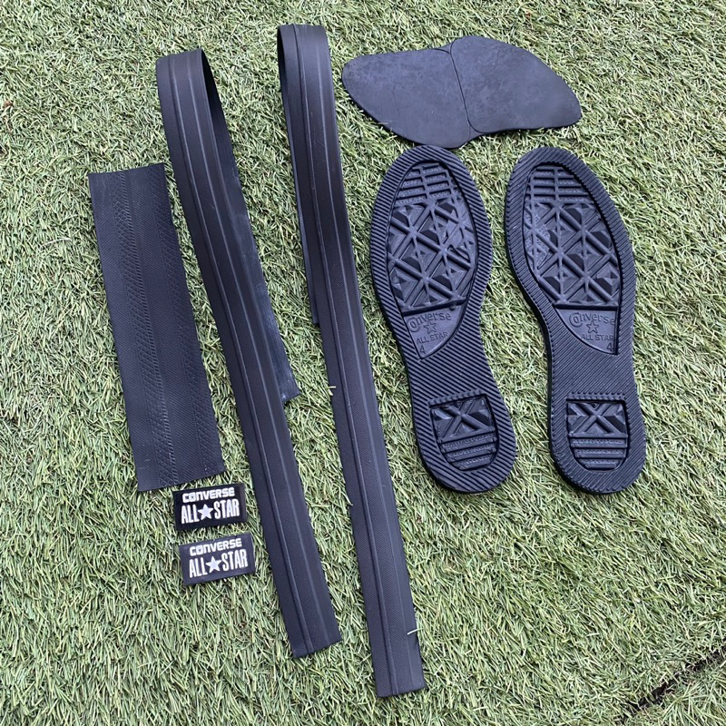 Jual (Full Black) Paket Lengkap Outsole Midsole C0NVERS Allstarr Set ...