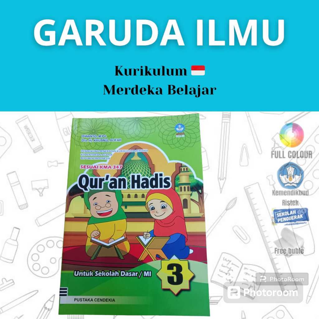 Jual Buku Terbaru Qurdis Qur'an Hadis MI Kelas 3 KMA 347 Pustaka Cendekia | Shopee Indonesia