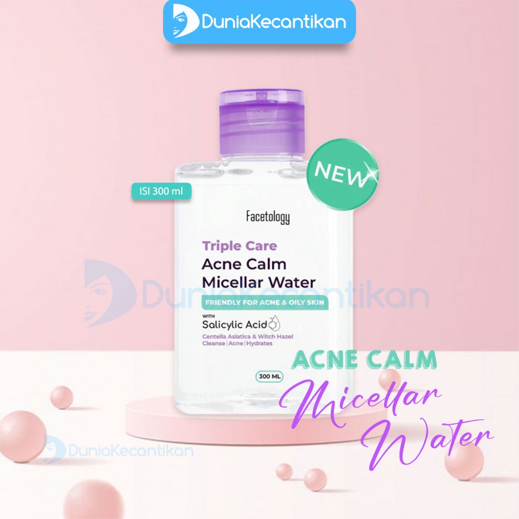 Jual Facetology Micellar Water Acne Calm Salicylic Acid Make Up Remover ...