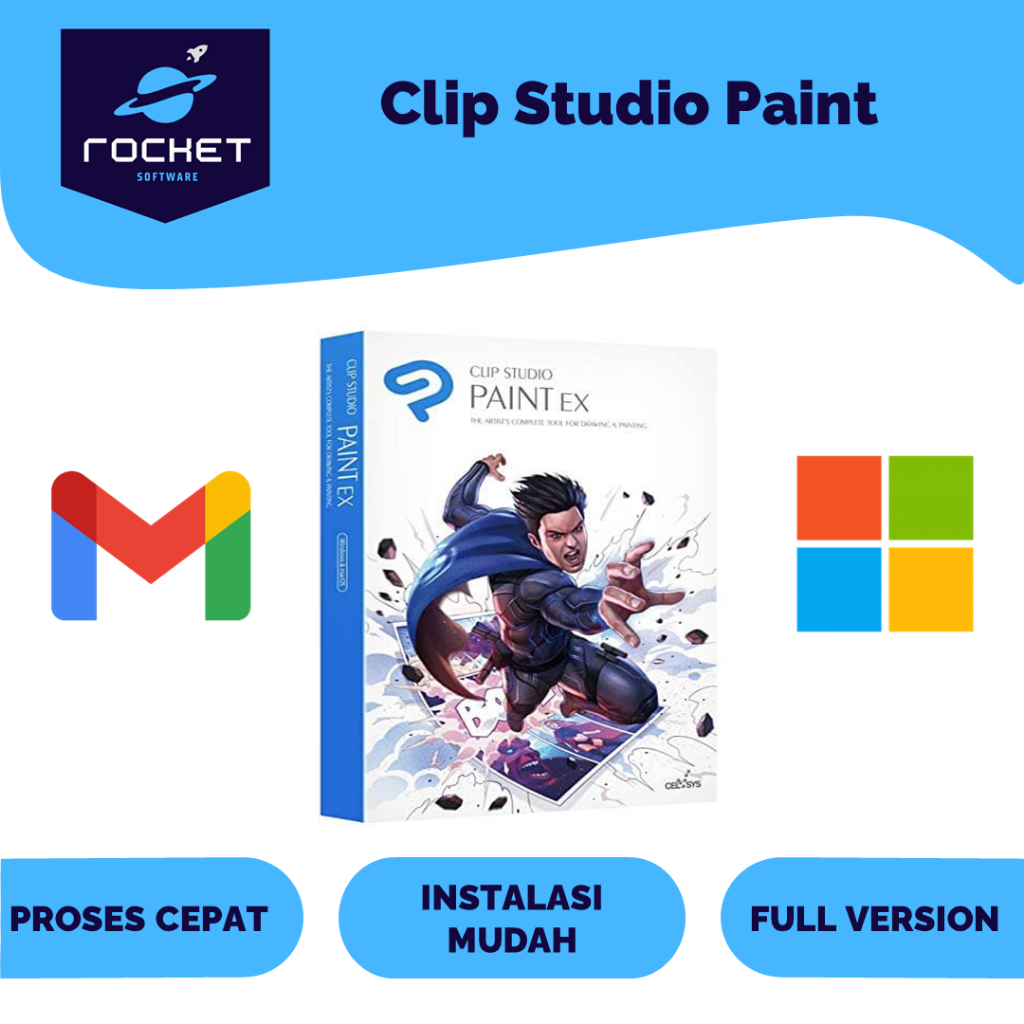 Jual CSP EX 3 Full Version Aplikasi Menggambar Komik Manga Full Lisensi ...