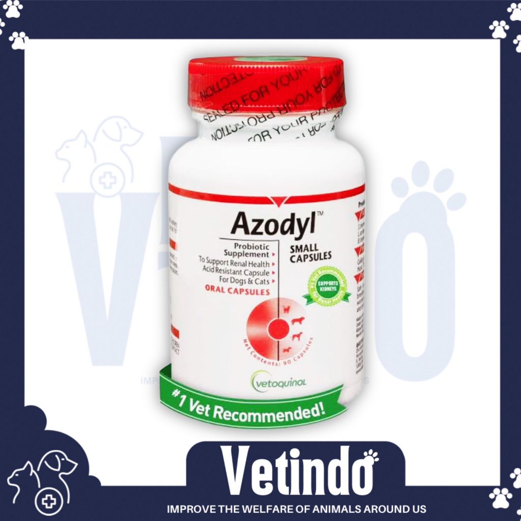 Jual Azodyl Probiotik Ginjal Kucing dan Anjing Original Per Botol 90 ...