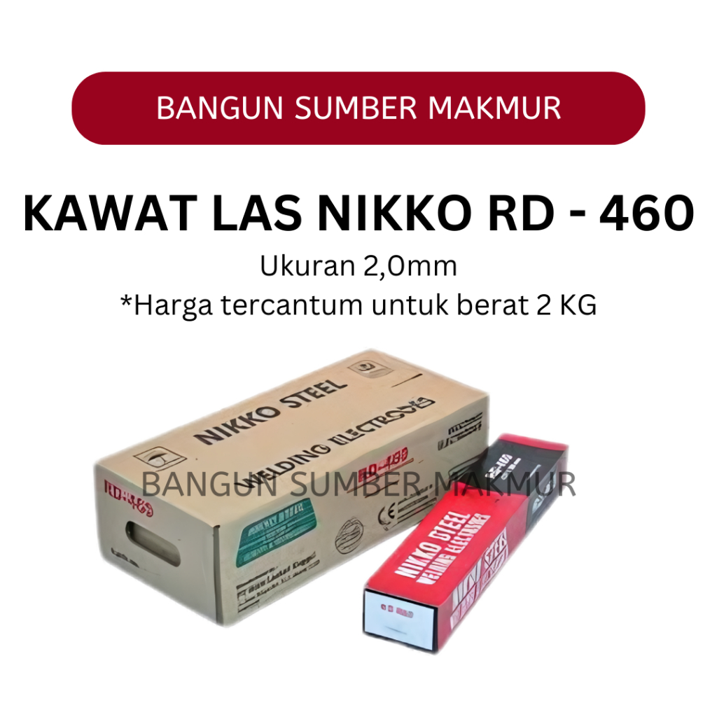Jual Kawat Las RD 460 2 KG/2,0mm/Nikko Steel/Welding Electrodes ...