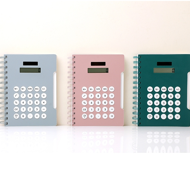 Jual Notebook Calculator Colorful Cover / Buku Agenda Kalkulator Solar ...