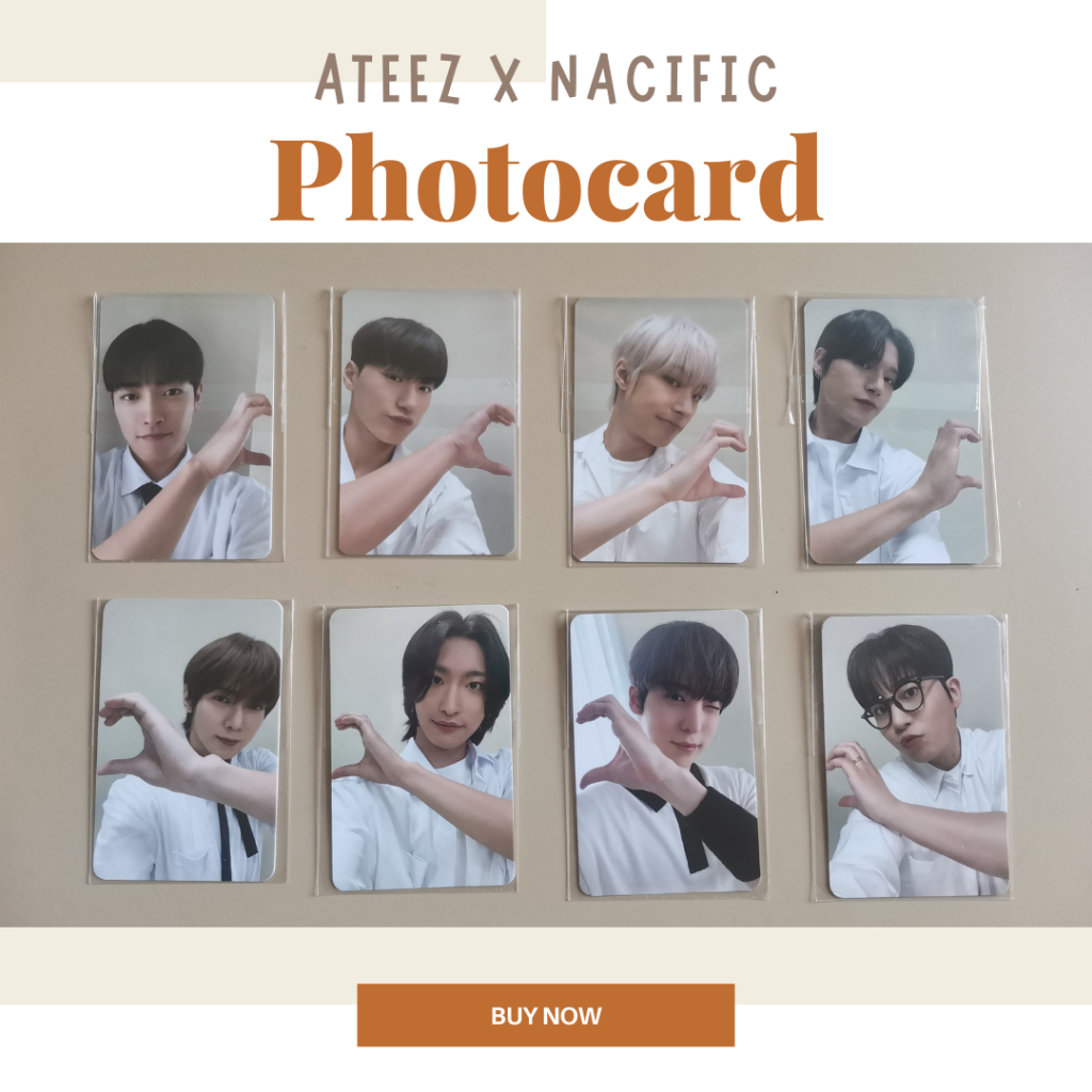 Jual PC dan ID Ateez Nacific Official Photocard Dear Youth R6 Ateez ...