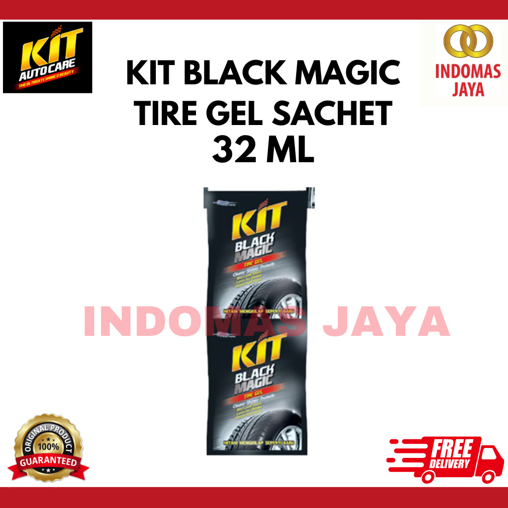 Jual KIT Black Magic Tire Gel 32ml PENGKILAP POLES BAN SEMIR BAN SASET ...