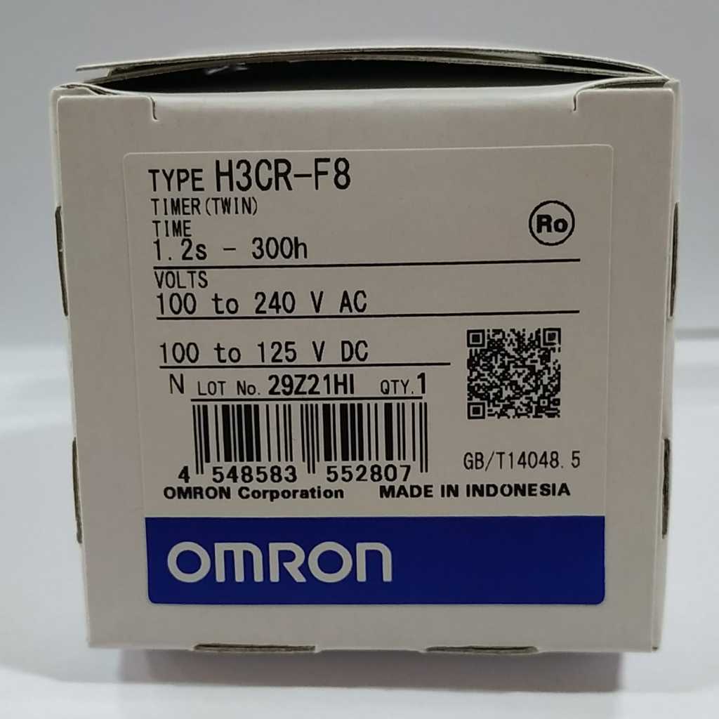 Jual TIMER OMRON H3CR-F8 AC100-240/DC100-125 | Shopee Indonesia