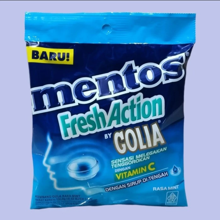 Jual Permen Mentos GOLIA Fresh Action Original | Shopee Indonesia