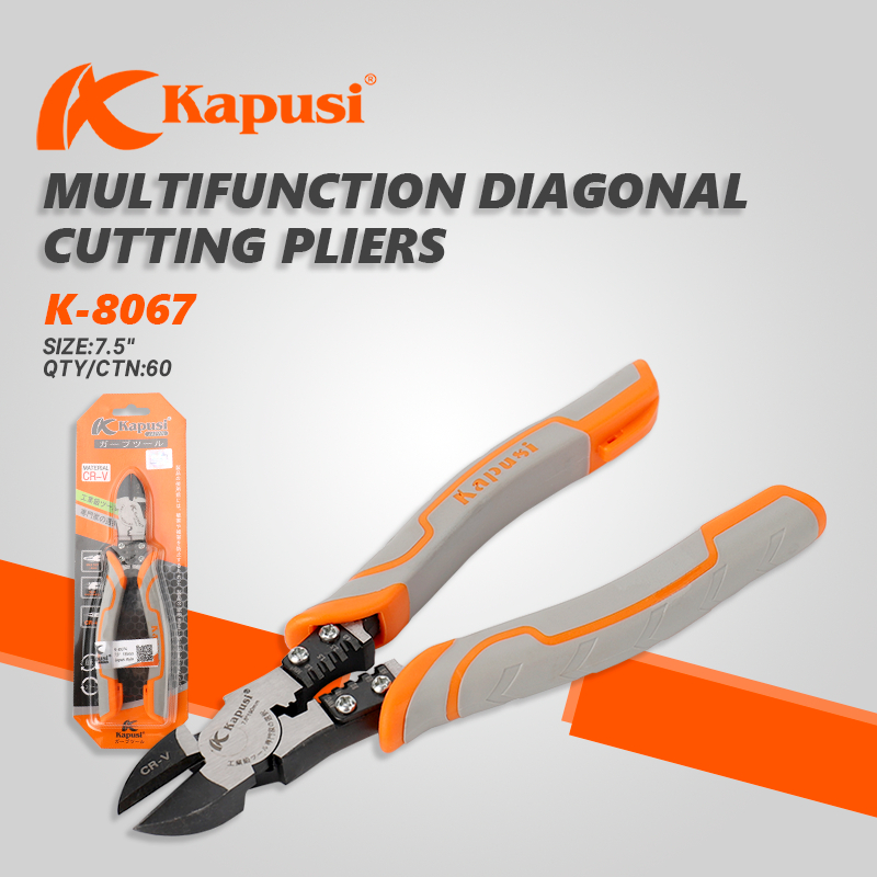 Jual Kapusi Tang Potong Multifungsi /Diagonal Pliers /Kupas Kabel Tang ...