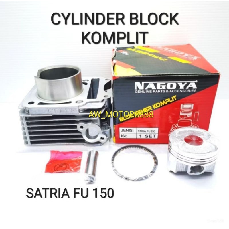 Jual BLOCK BLOK SEHER SATRIA FU 150 KOMPLIT CYLINDER BLOCK BLOK KOMPLIT SET RING PISTON PEN ...