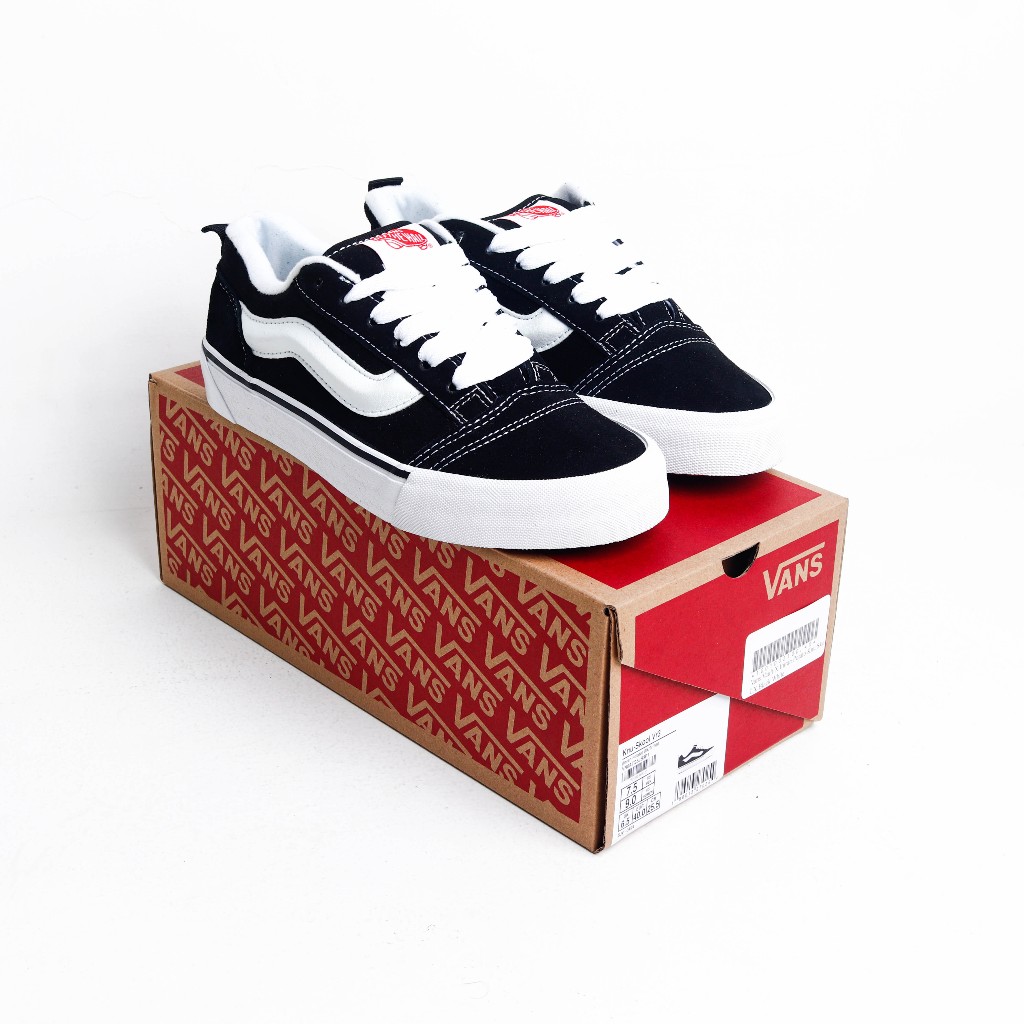 Jual (SLPRDS) Sepatu Sneakers Vans Knu Skool Black White | Shopee Indonesia