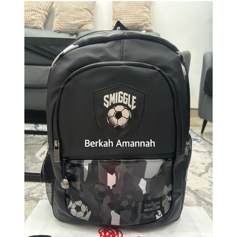 Jual Smiggle Assist Classic Backpack Smiggle Soccer silverhitam ...