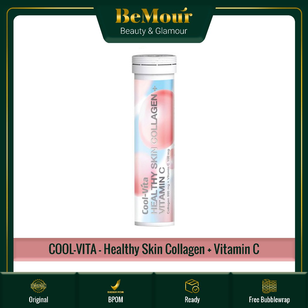 Jual COOLVITA - HEALTHY SKIN COLLAGEN + VITAMIN C ( 10 Kapsul ) - Minuman Kolagen Rasa Peach ...