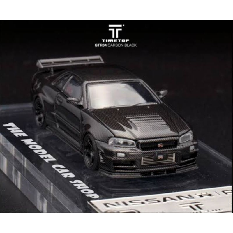 Jual Time Top Nissan GT-R R34 Carbon Segel | Shopee Indonesia