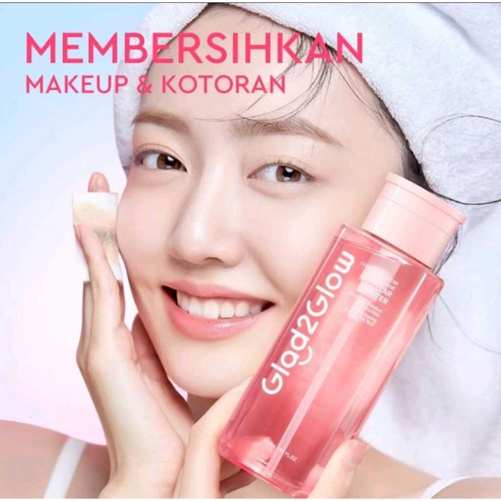 Jual GLAD2GLOW - G2G Cherry Blossom Betaine Micellar Water 130ml | Shopee Indonesia