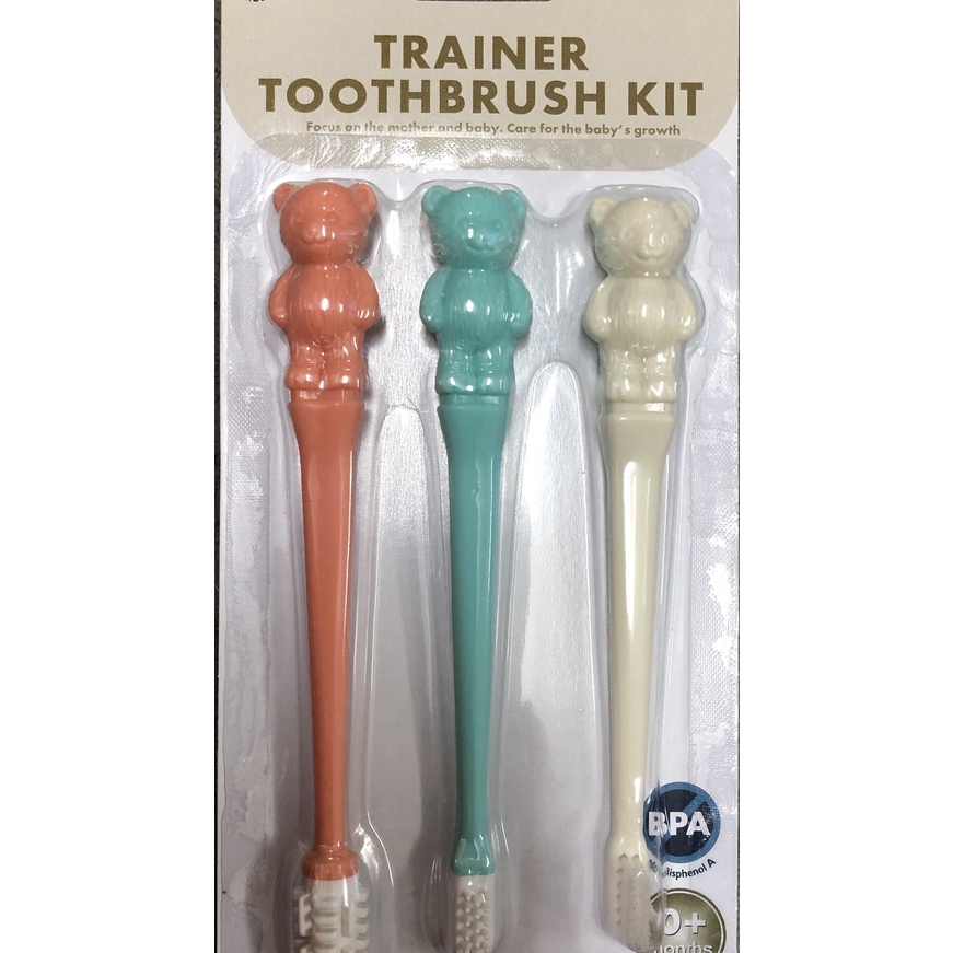 Jual KF7 Sikat Gigi Anak 3 Steps Training Toothbrush Kit IQ Baby Tooth ...