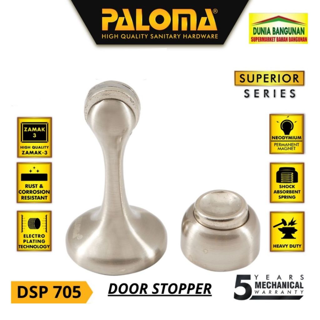Jual Door Stopper Paloma DSP 705 Magnet Penahan Pintu Door Stop ...