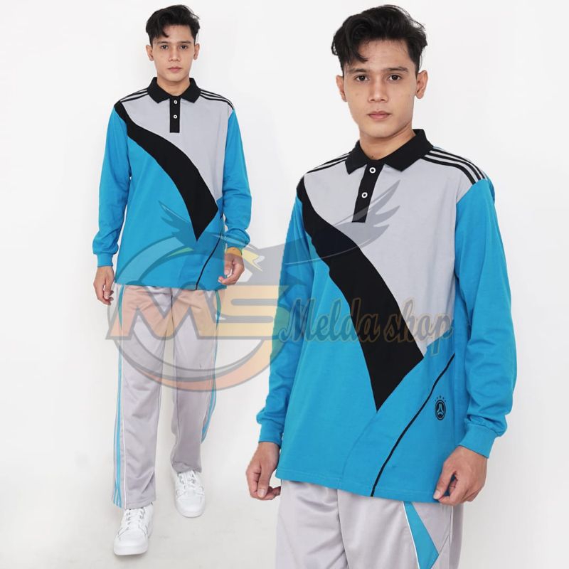 Jual ONE SET//1setel baju dan celana olahraga pria lengan panjang ...