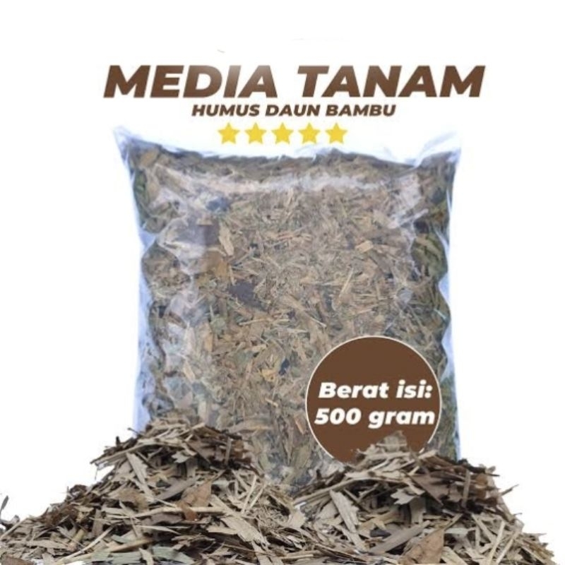 Jual Daun Bambu Kering | Kompos Media Tanam 500 gram | Shopee Indonesia