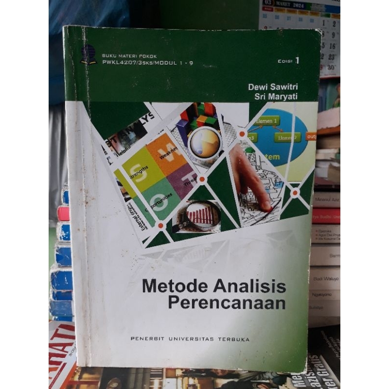 Jual BUKU MODUL UT METODE ANALISIS PERENCANAAN EDISI 1 | Shopee Indonesia