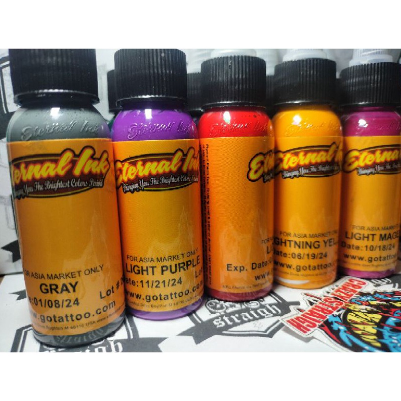 Jual KODE V95Q tinta tattoo ETERNAL INK 3ML 1oz tatto pewarna tato ...