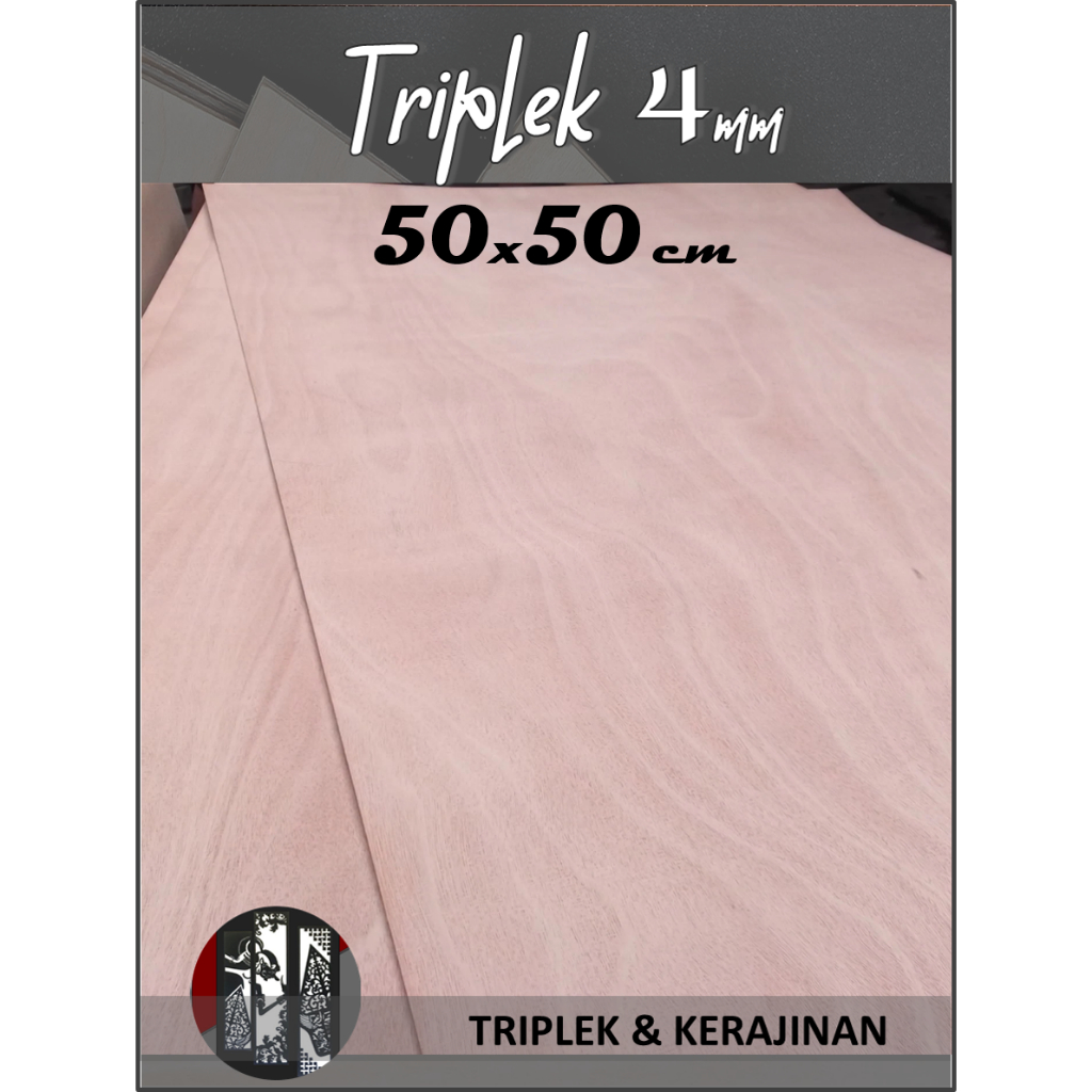 Jual Triplek 4mm 50x50 cm (Plywood Multiplek 4 mm 50x50cm | 50 x 50 cm ...