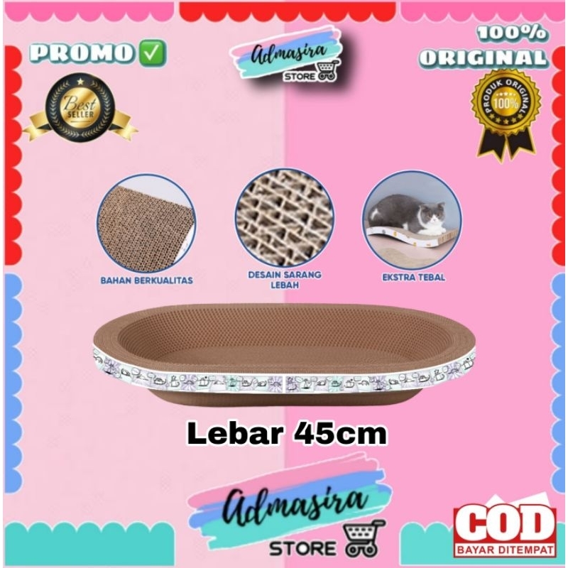 Jual Papan GARUK Kucing Anjing OVAL Anabul Multifungsi Cat Scratcher ...