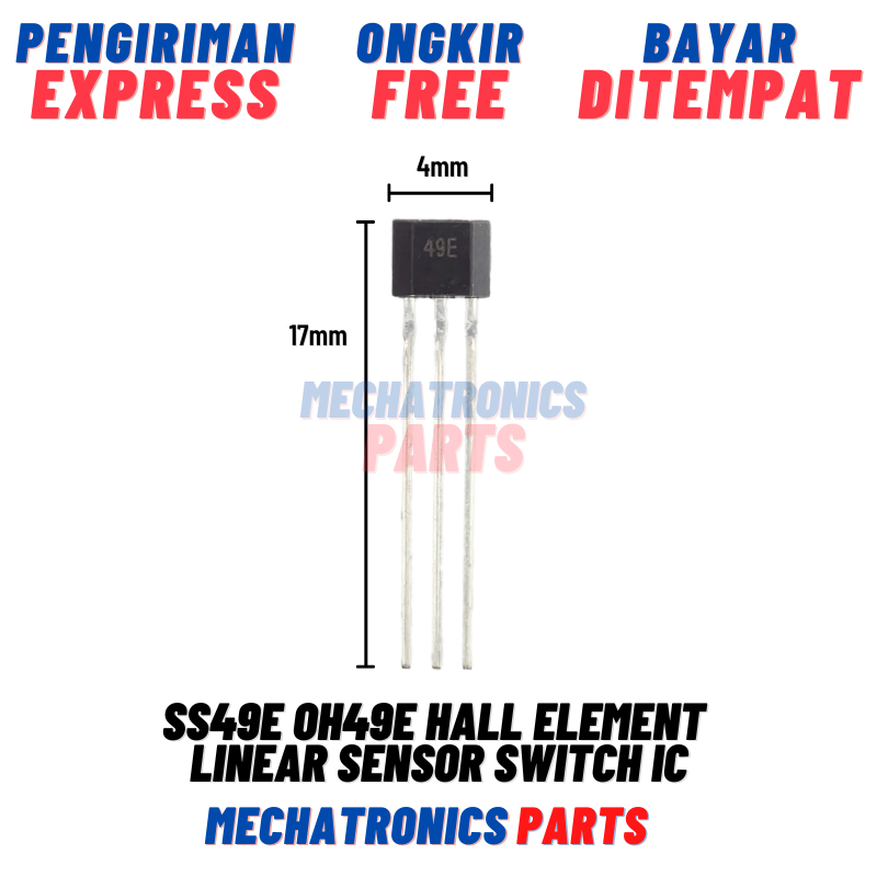 Jual Ss49e Oh49e Hall Element Linear Sensor Ic | Shopee Indonesia