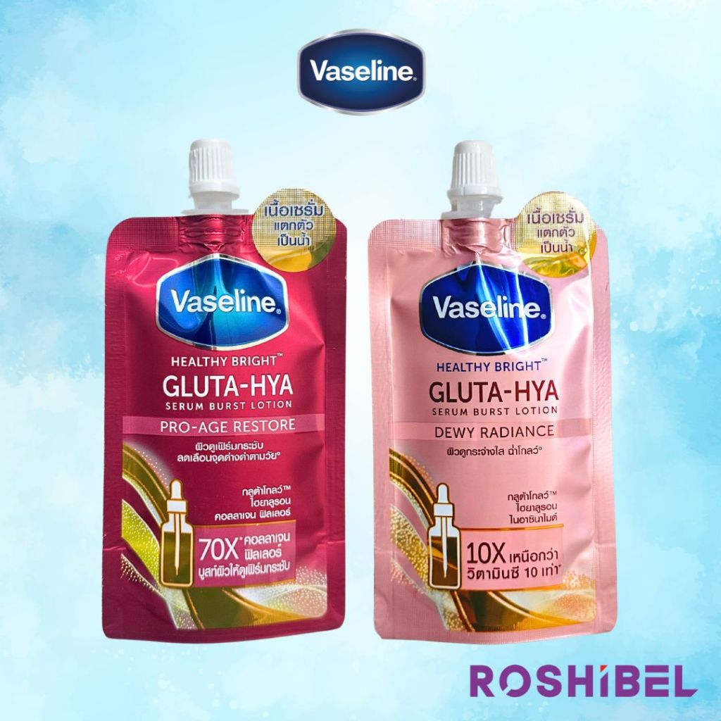 Jual Roshibel - Vaseline Healty Bright Gluta Hya DEWY RADIANCE - PRO ...