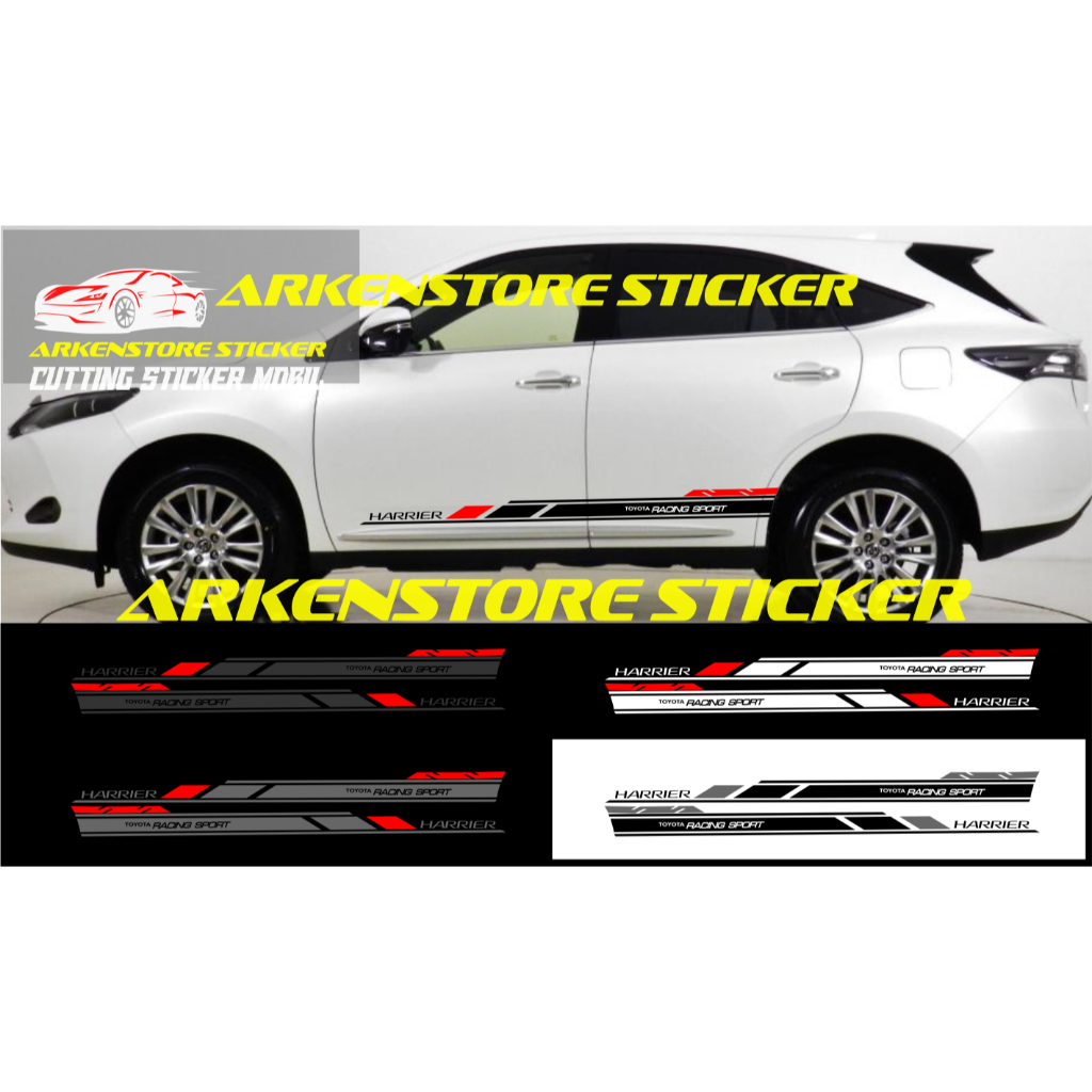 Jual Sticker toyota harrier sticker stiker mobil harrier sticker list ...