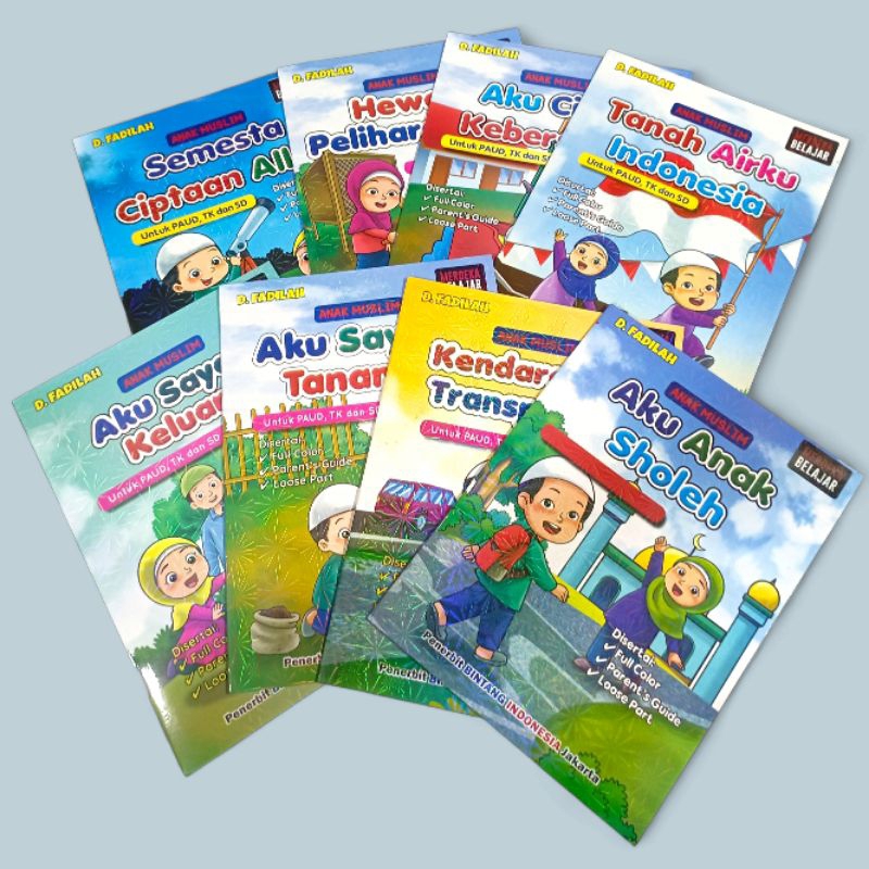 Jual Buku Pelajaran TK dan PAUD Seri Anak Muslim untuk kelas A ...