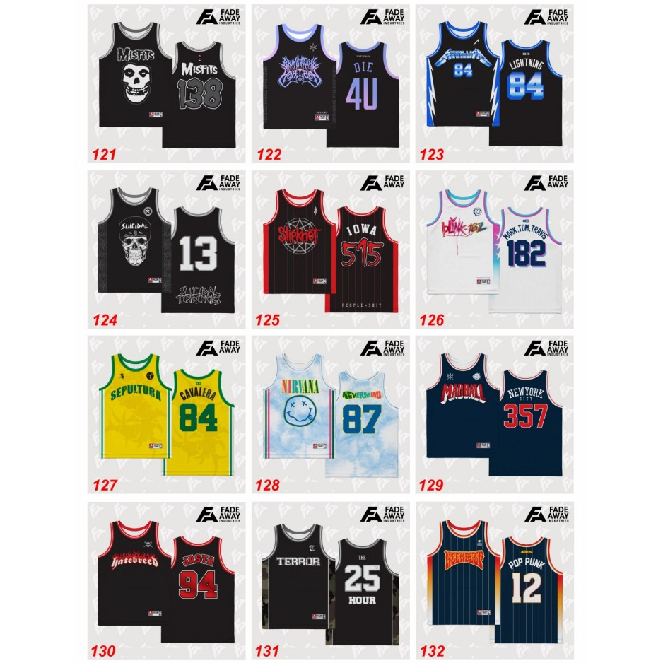 Jual Jersey Basket BAND-BAND ROCK METAL POP PUNK POPULER | Shopee Indonesia