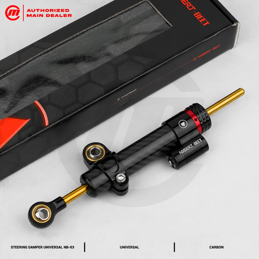 Jual Steering Damper Stabilizer Stang Motor CNC Universal Carbon NB-03 ...