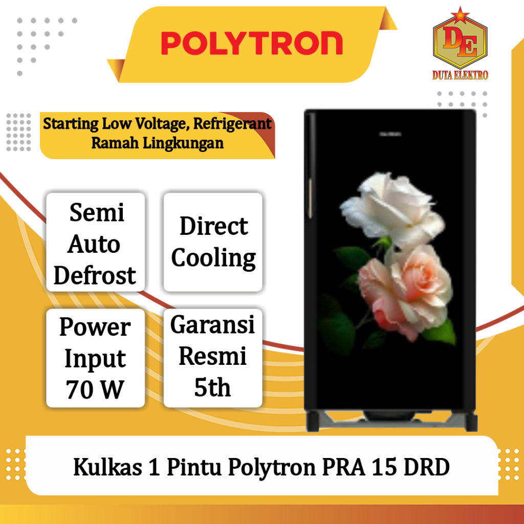Jual Kulkas 1 Pintu Polytron PRA 15 DRD | Shopee Indonesia