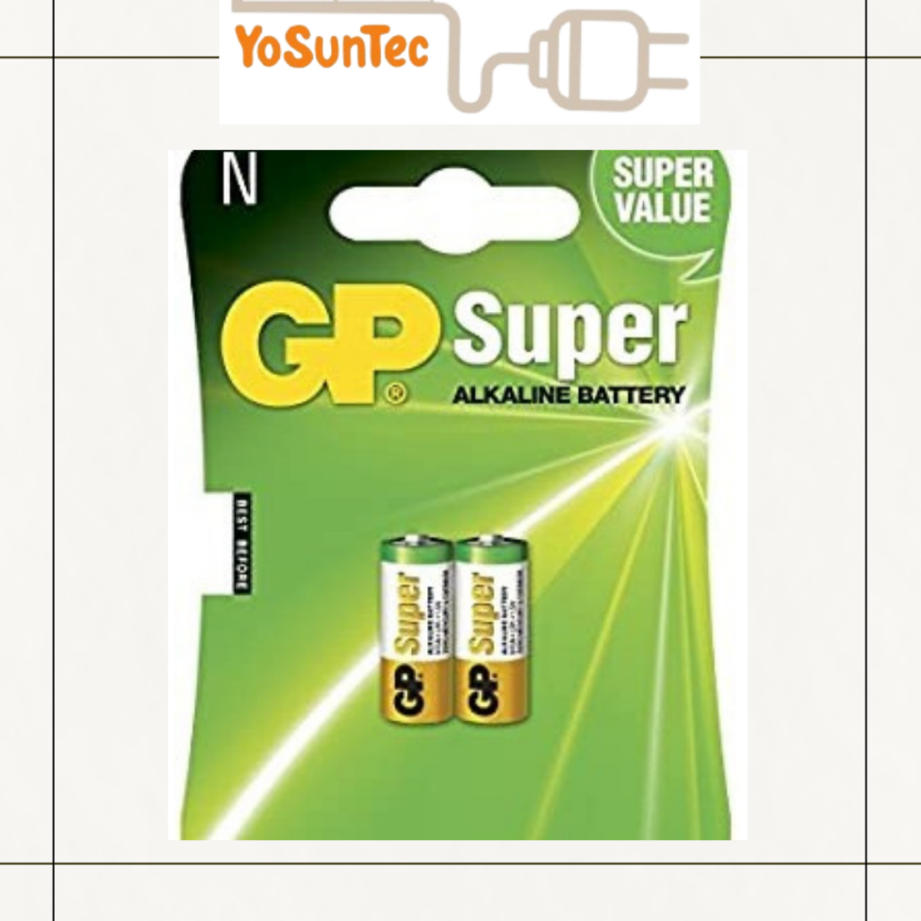 Jual Baterai LR1 910A 1.5V Alkaline Size N GP Super Original Battery ...