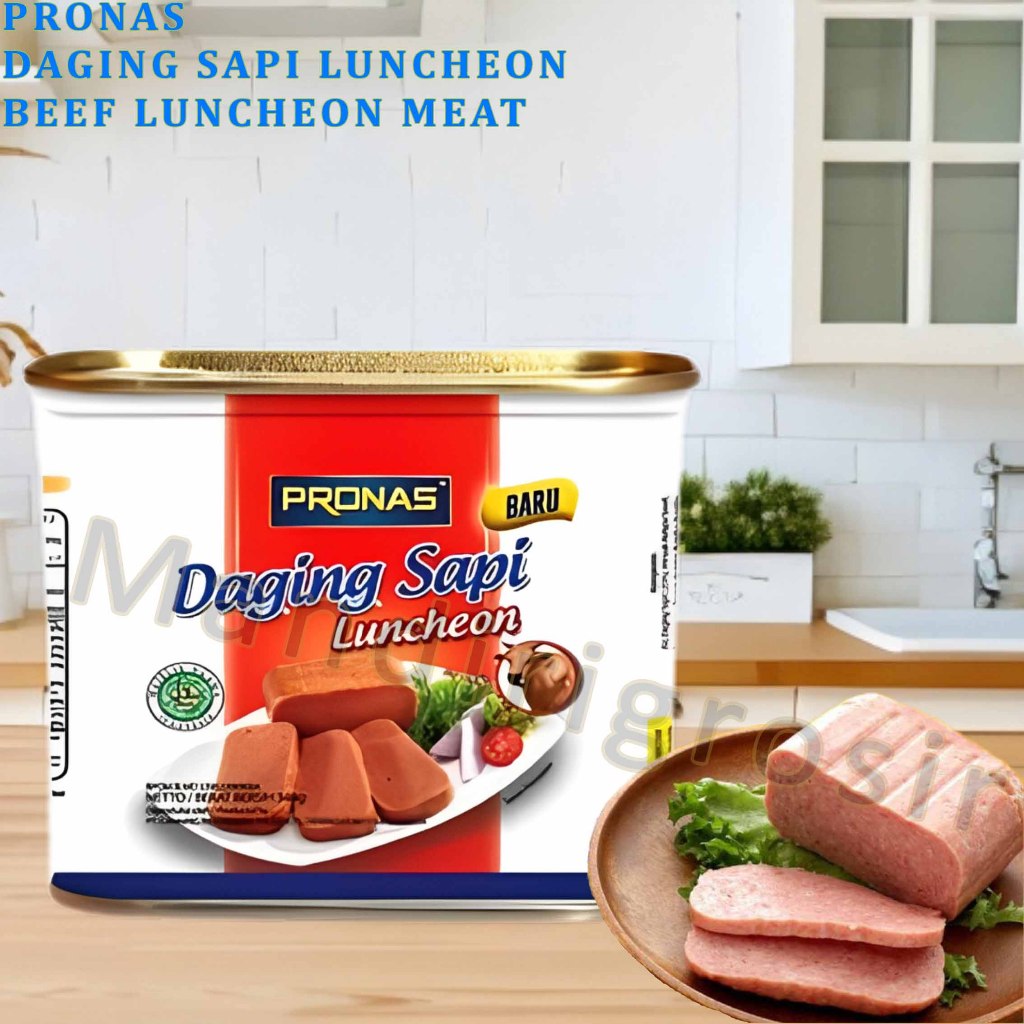 Jual Kornet Daging Sapi Luncheon * Pronas * Beef Luncheon Meat * 340gr ...