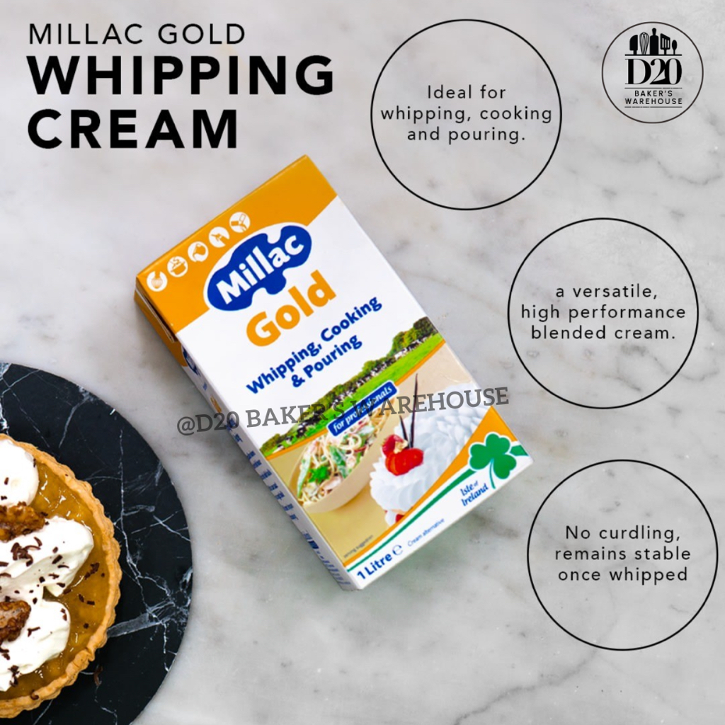 Jual Millac Gold Whipping Cooking Cream 1Liter | Shopee Indonesia