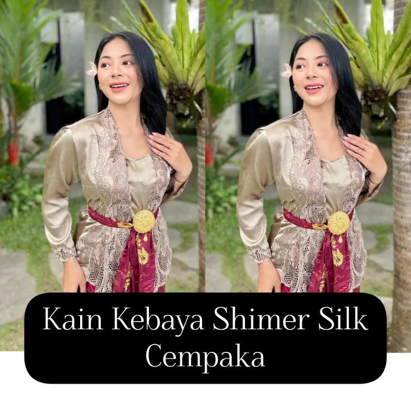 Jual Kain Kebaya Bordir Shimer Silk | Kain Bordir Cradensia | Kain ...