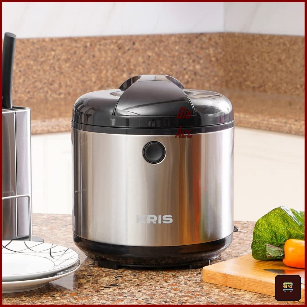 Jual KRIS Rice Cooker Digital Low Sugar 1.8 Ltr 800 Watt - Silver ...