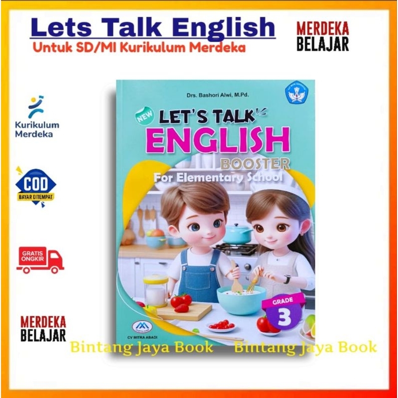Jual Buku Lets Talk English Booster Kelas 3 - Lets Talk English Kelas 3 Kurikulum Merdeka Oleh ...