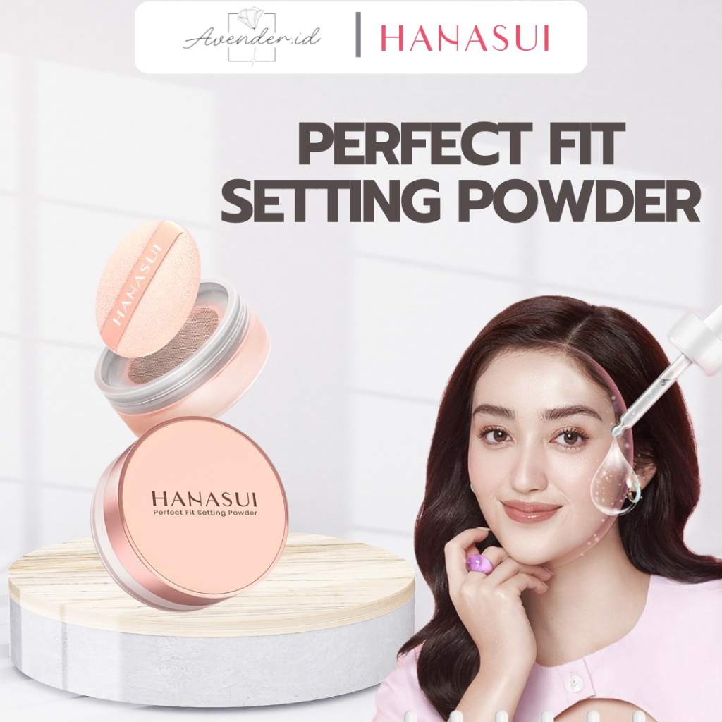 Jual (GET 1 GIFT) HANASUI Perfect Fit Setting Powder, bedak tabur ...