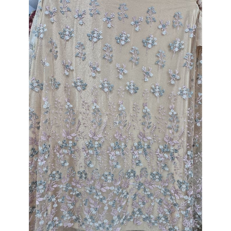 Jual Tulle Garden Flowers Nude Series/Tile Bunga Seri Nude | Shopee ...